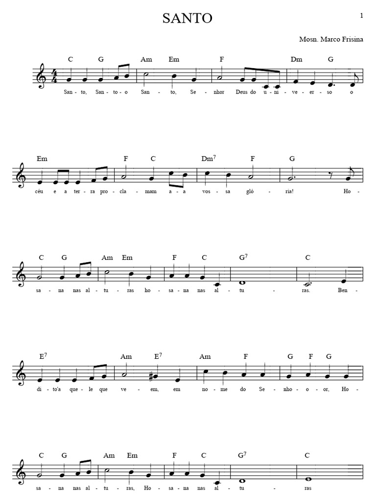 Santo - Frisina | PDF