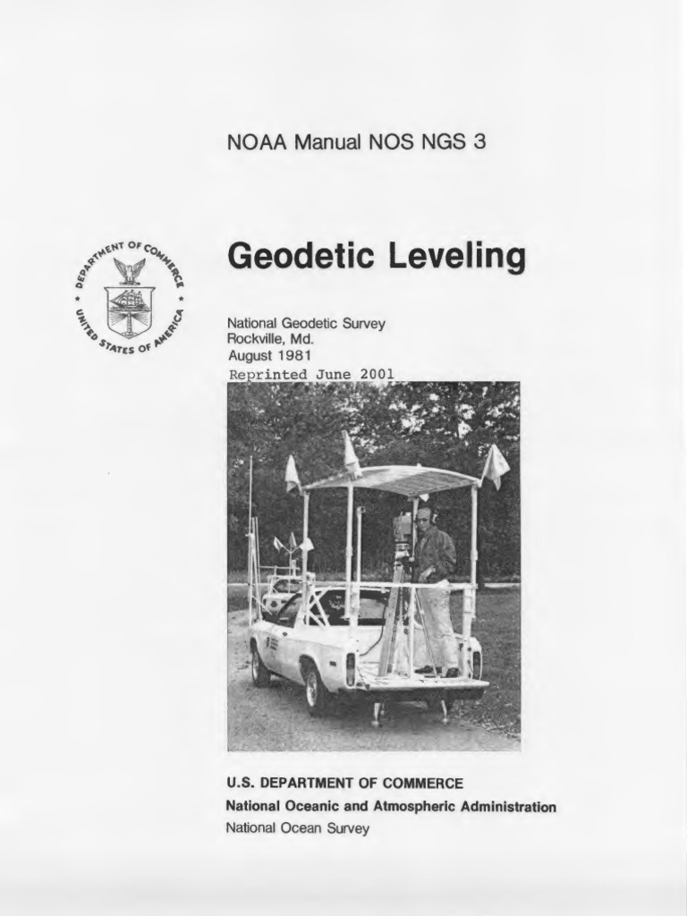 NOAA Geodetic Leveling Manual | PDF | National Oceanic And Atmospheric ...