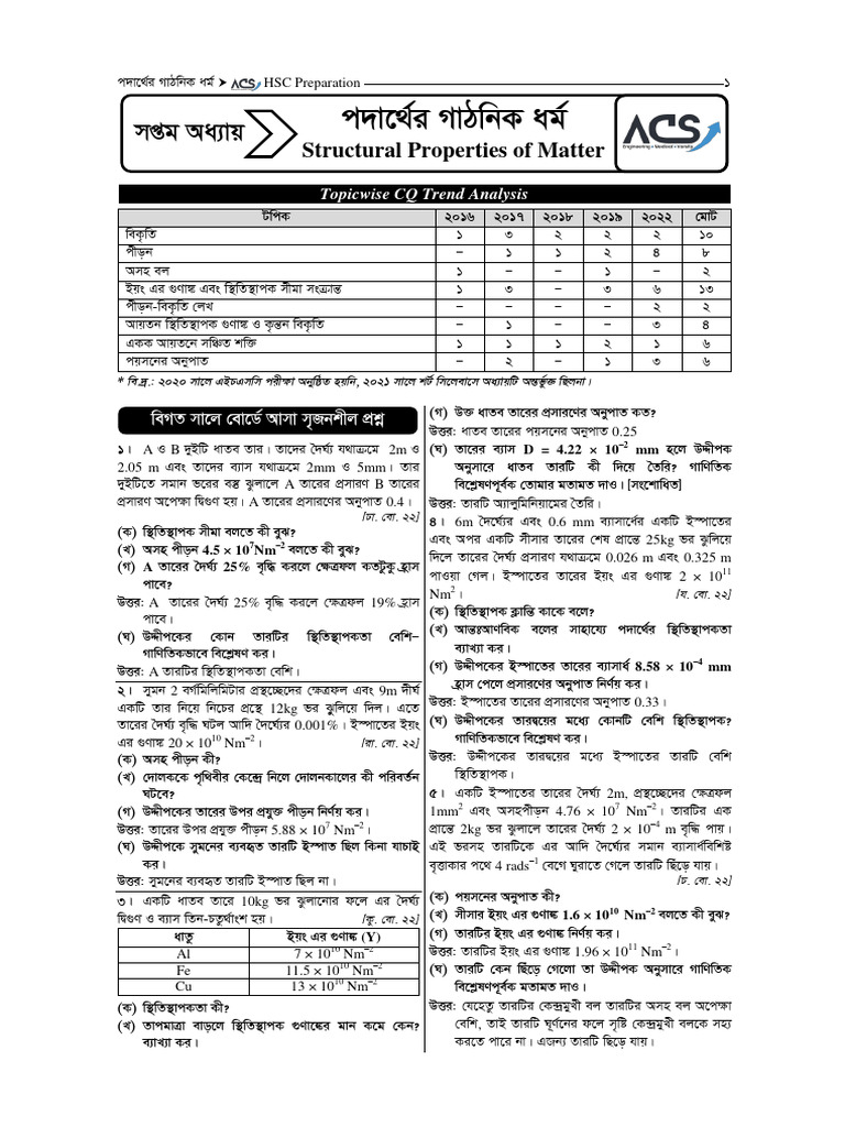 HSC Physics Exam Trends | PDF