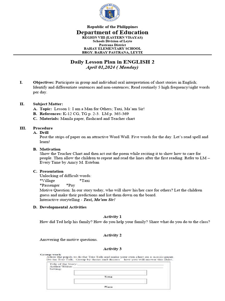 English LP 4TH Quarter Week 1 | PDF | Punctuation | Human Communication