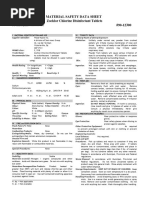Msds Chlorin Tablet | PDF | Toxicity | Chlorine