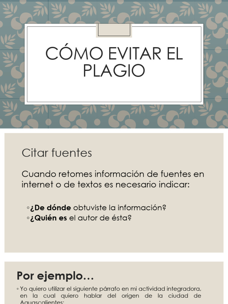 Citar Correctamente en Un Trabajo o Documento Académico | PDF ...