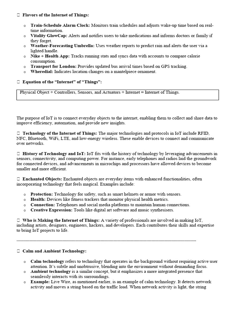 IoT Questions. | PDF | Internet Of Things | Internet Protocols