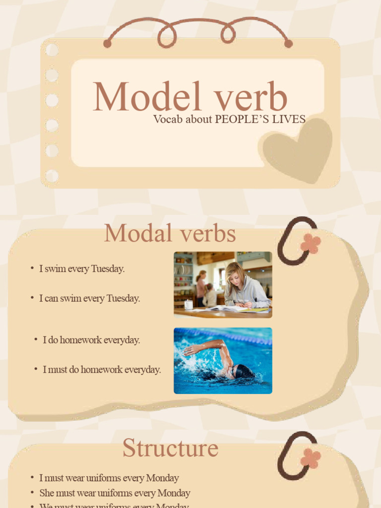 Grammar (Modal Verbs) | PDF | Grammar | Semantics