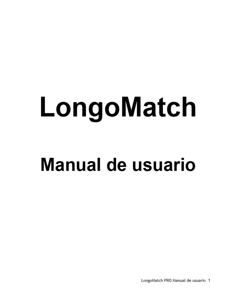 Longomatch Manual Spanish | PDF | Ventana (informática) | Cuadros por segundo