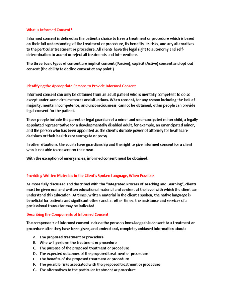 Informed Consent 1 | PDF | Informed Consent | Legal Guardian