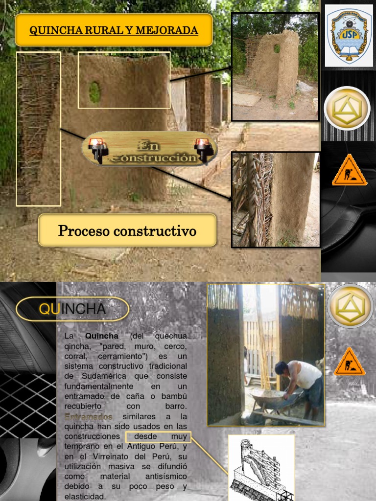 Construcción de Quincha Mejorada en Perú | PDF | Fundación (Ingeniería ...