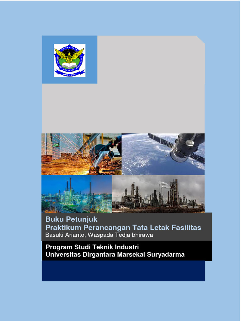 Buku Petunjuk Prak. Perancangan Tata Letak Fasilitas - b5 - Lengkap - 27032024 | PDF