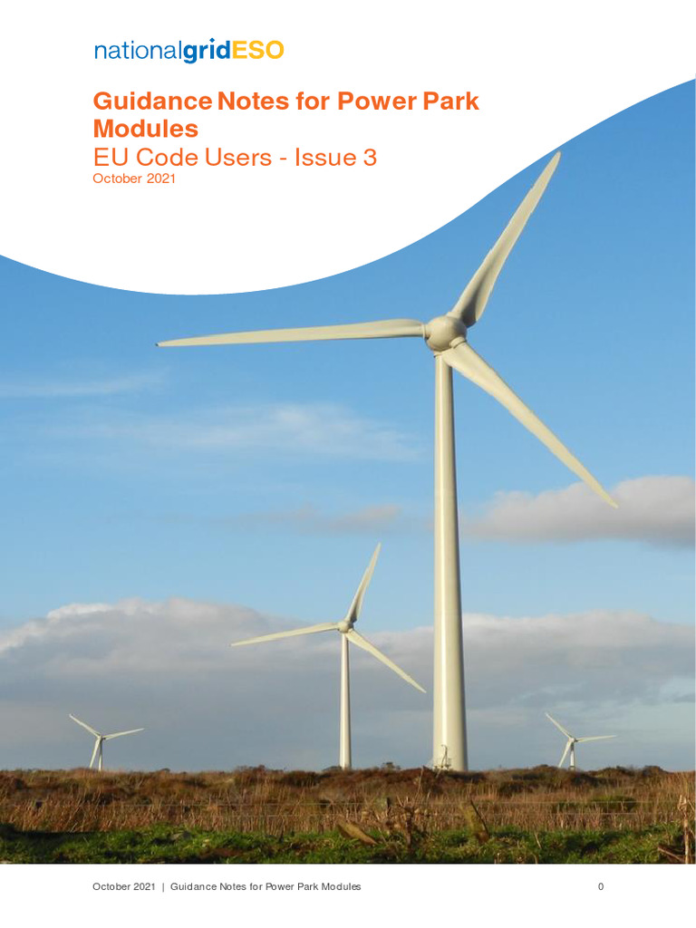 Power Park Modules Compliance Guide | PDF | Electrical Grid | Electric ...
