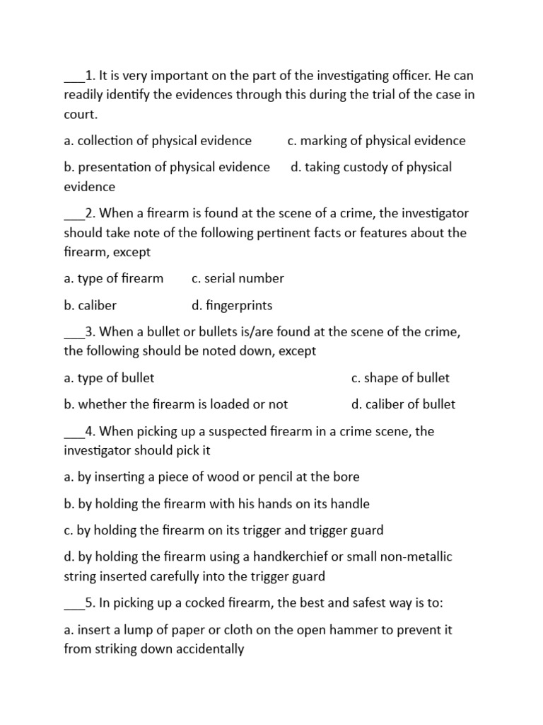Final Quiz 2 | PDF | Gun Barrel | Bullet