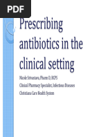 Antibiotic Chart | PDF | Antibiotics | Drugs