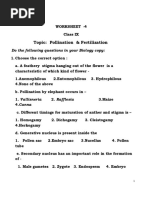 Class 8th ICSE - Reproduction in Plants - DPP | PDF | Plant ...