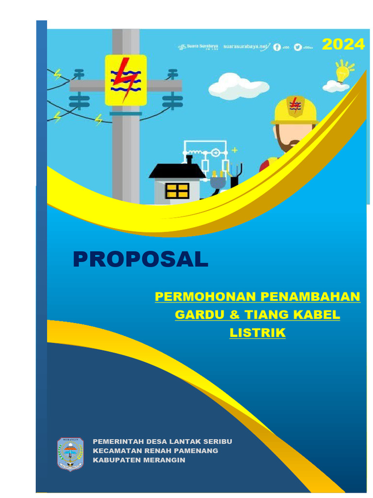 Proposal Penambahan Tiang & Kabel Listrik | PDF