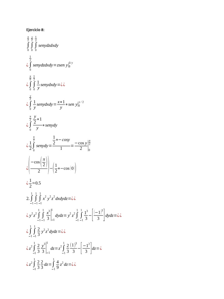 Integrales Dobles y Triples | PDF