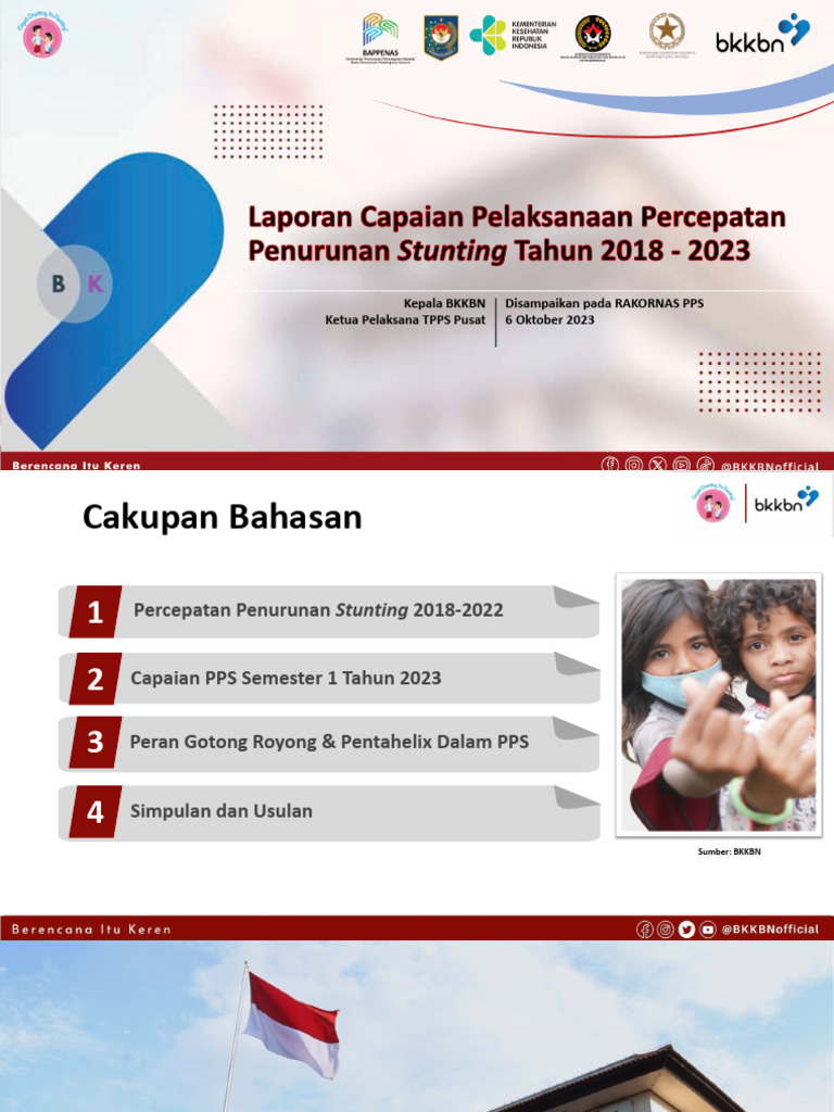 1 Sambutan Kepala BKKBN - Rakornas Pps 2023 Edit Final | PDF