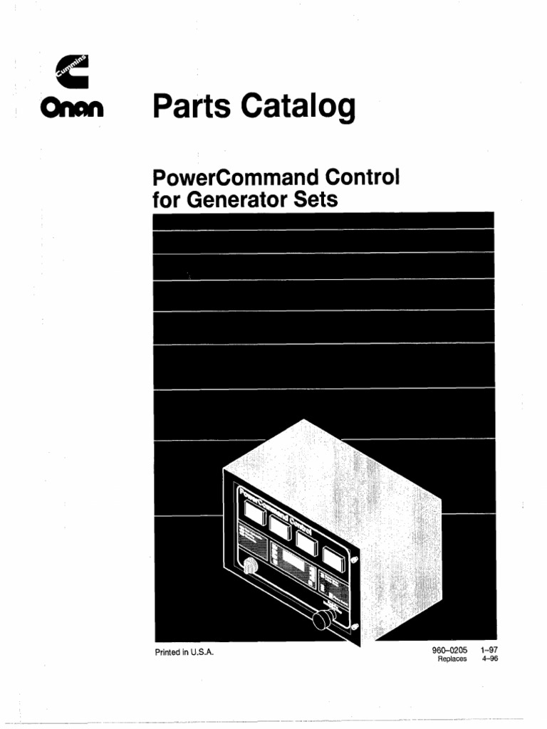 Generator Control Parts Guide | PDF | Electric Generator | Alternating ...
