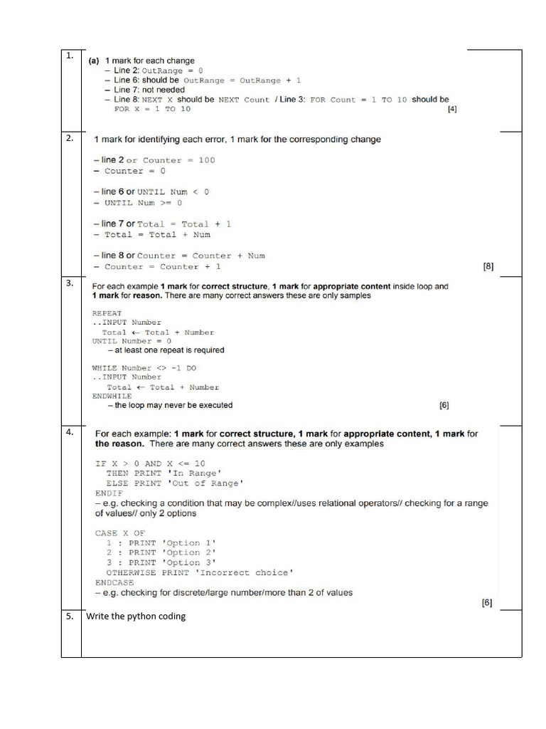 Gr9 Sem 2 Revision Answers | PDF
