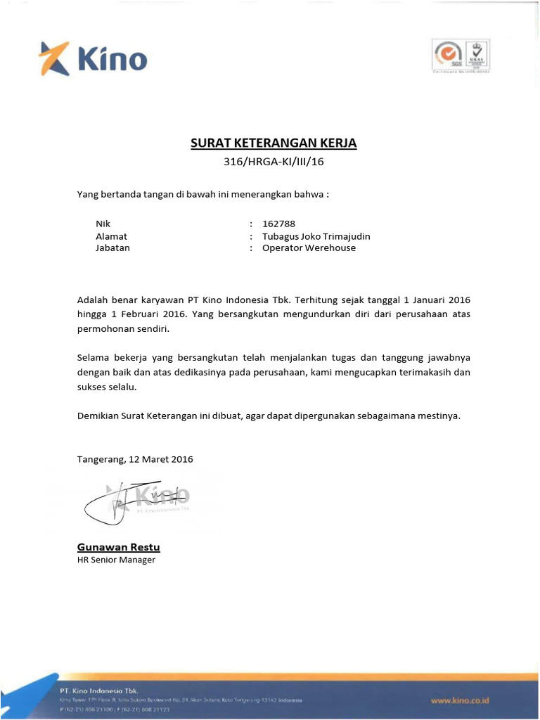 Paklaring Kino | PDF