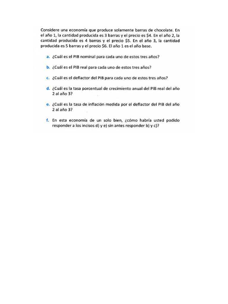 Ejercicio 2 - PIB - Con Solución | PDF