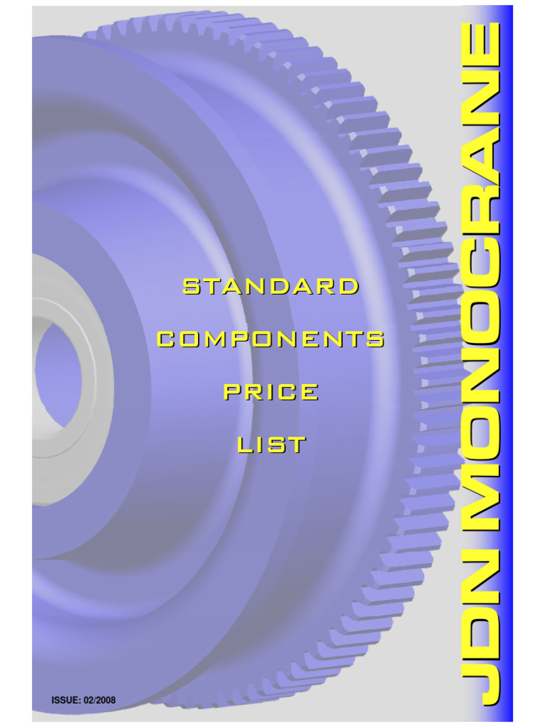 JDN Price List | PDF | Axle | Bearing (Mechanical)