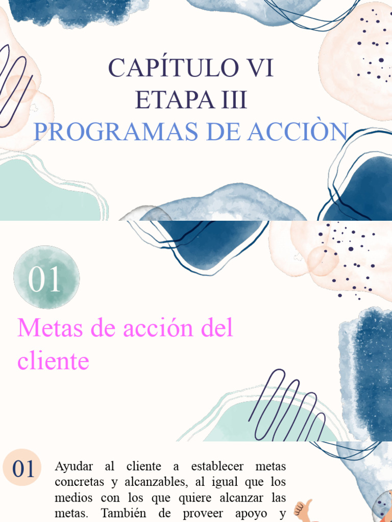 6) Capitulo 6 - Programas de Accion | PDF | Comportamiento | Reforzamiento
