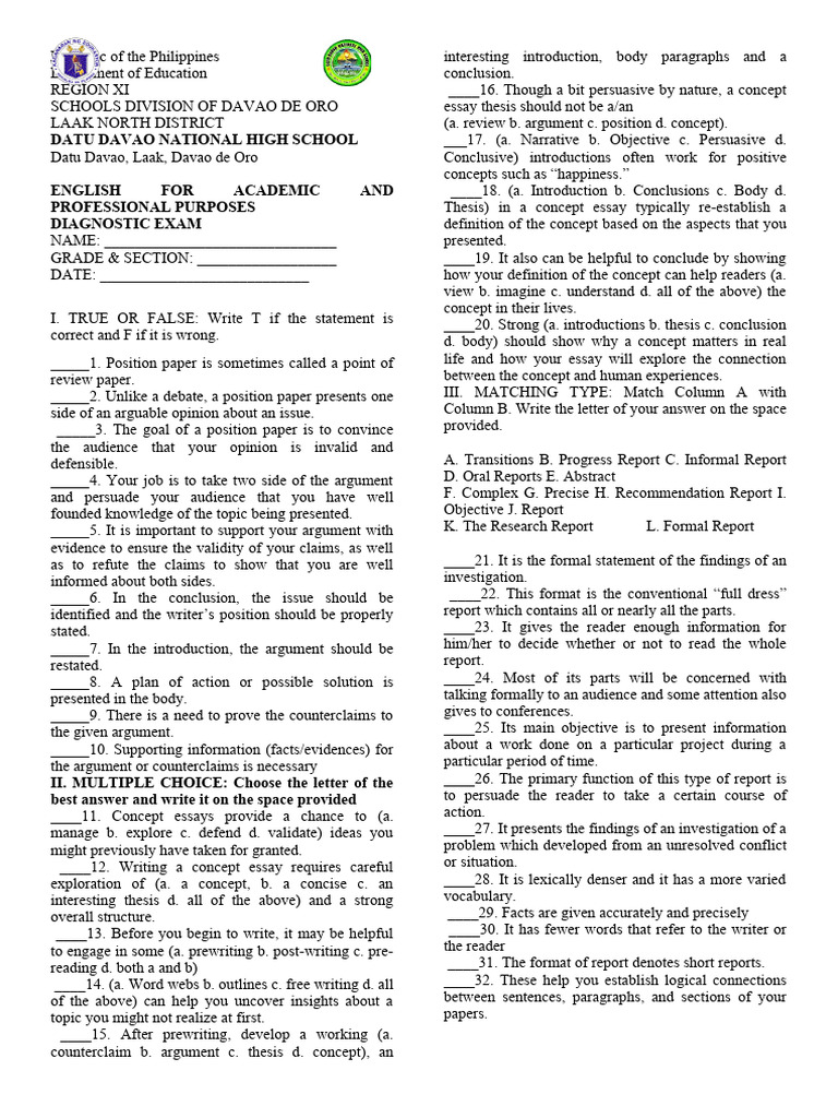 English For Academic PP | PDF | Argument | Essays