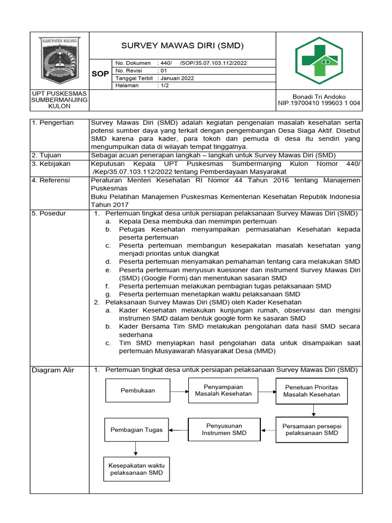 Sop SMD 2022 | PDF | Karier & Perkembangan