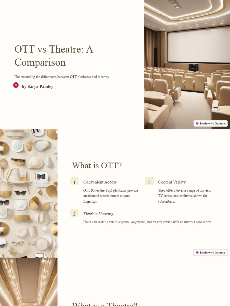 OTT Vs Theatre A Comparison | PDF