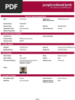 PNB AC OPN FORM Page 3 | PDF