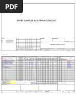 Electrical Load List | PDF | Electricity | Electrical Engineering