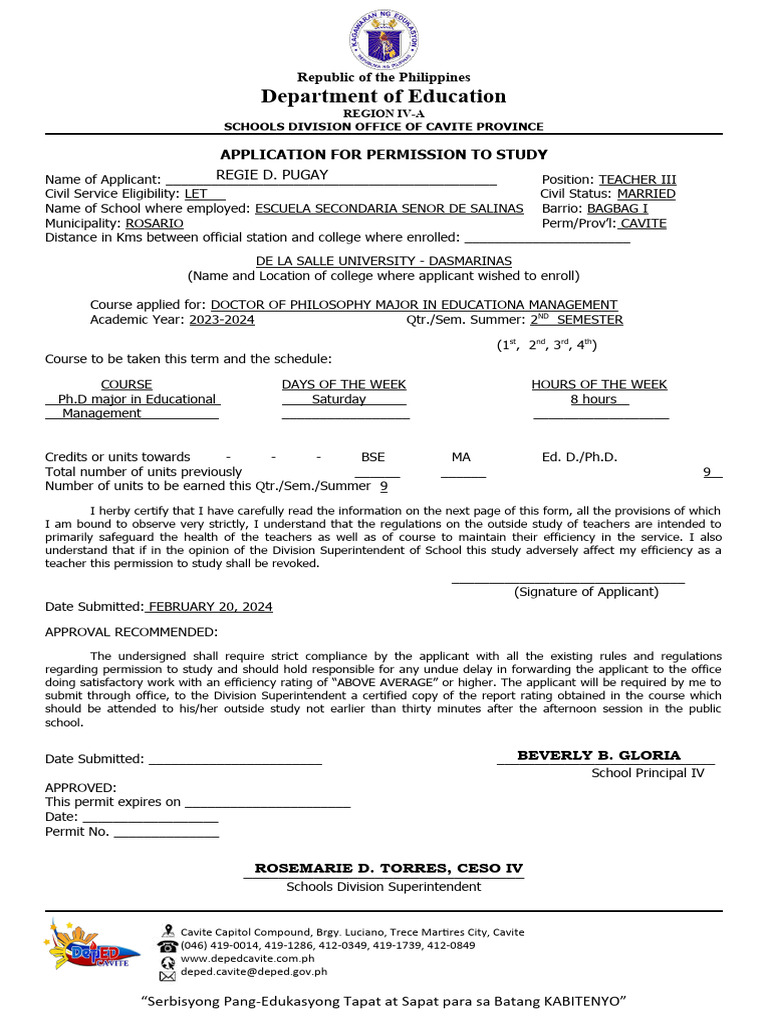 Permit-to-Study-Form | PDF