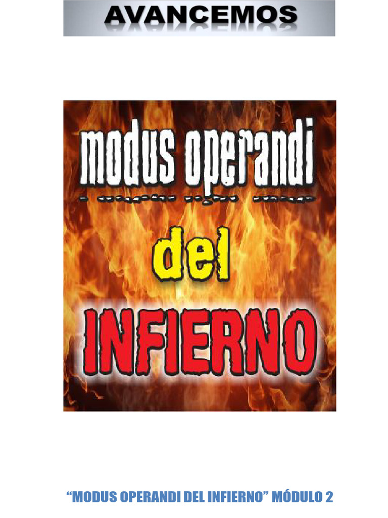 Modus Operandi Infierno - Modulo 2 | PDF | Satán | Ira