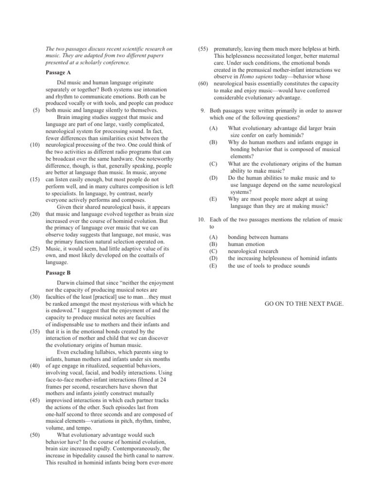 Evolution of Music and Language Origins | PDF | Human | Evolution