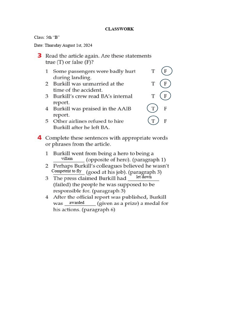 Classwork 1-08-2024 | PDF