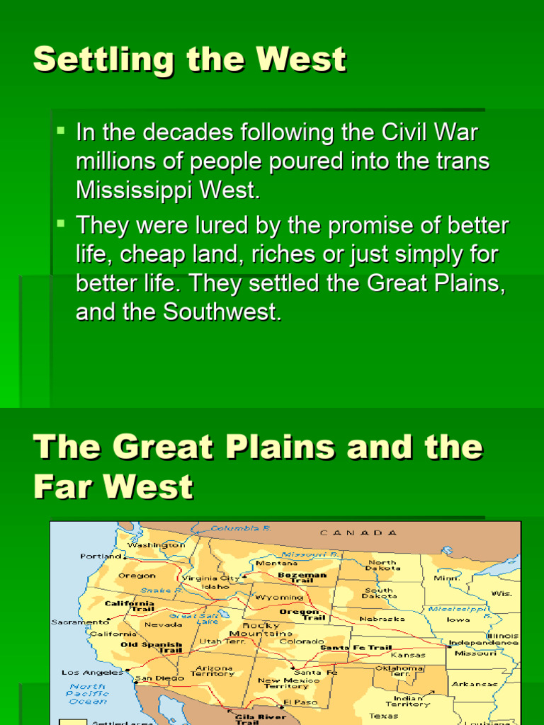 Settling The West | PDF | Sioux | Cowboys