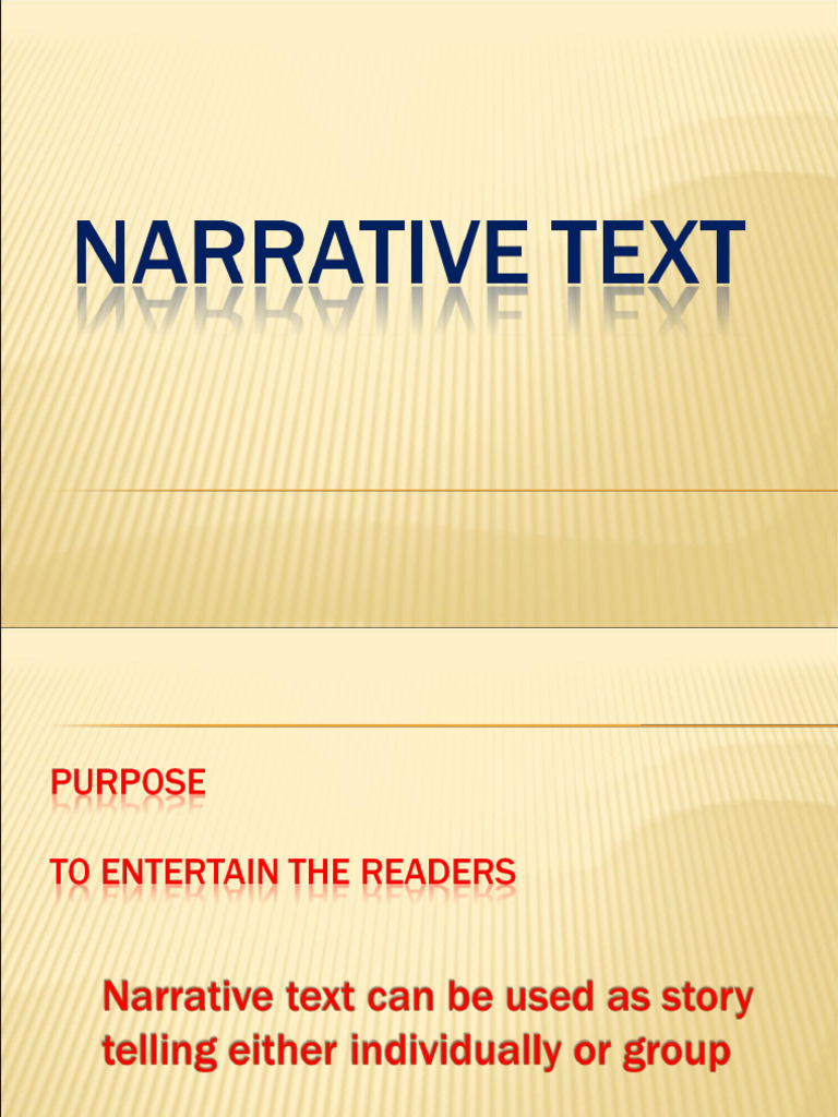 Narrative Text | PDF