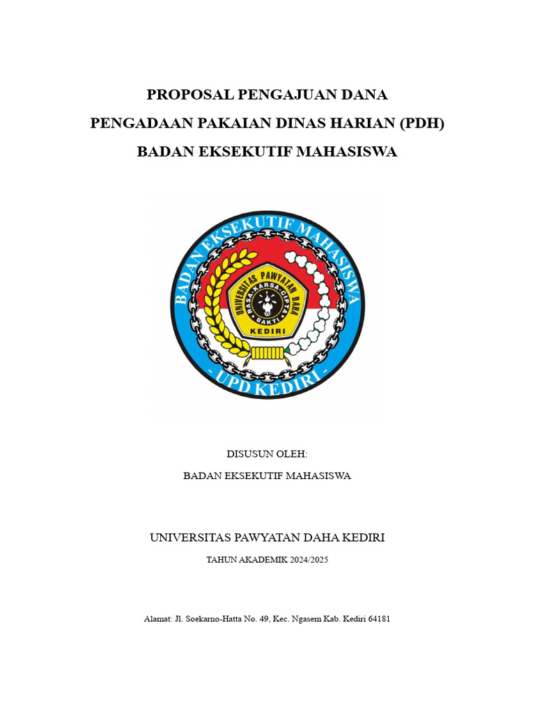 Proposal Pengajuan Dana PDH | PDF | Karier & Perkembangan | Bisnis