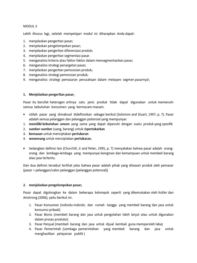 Ringkasan - Modul 3 | PDF