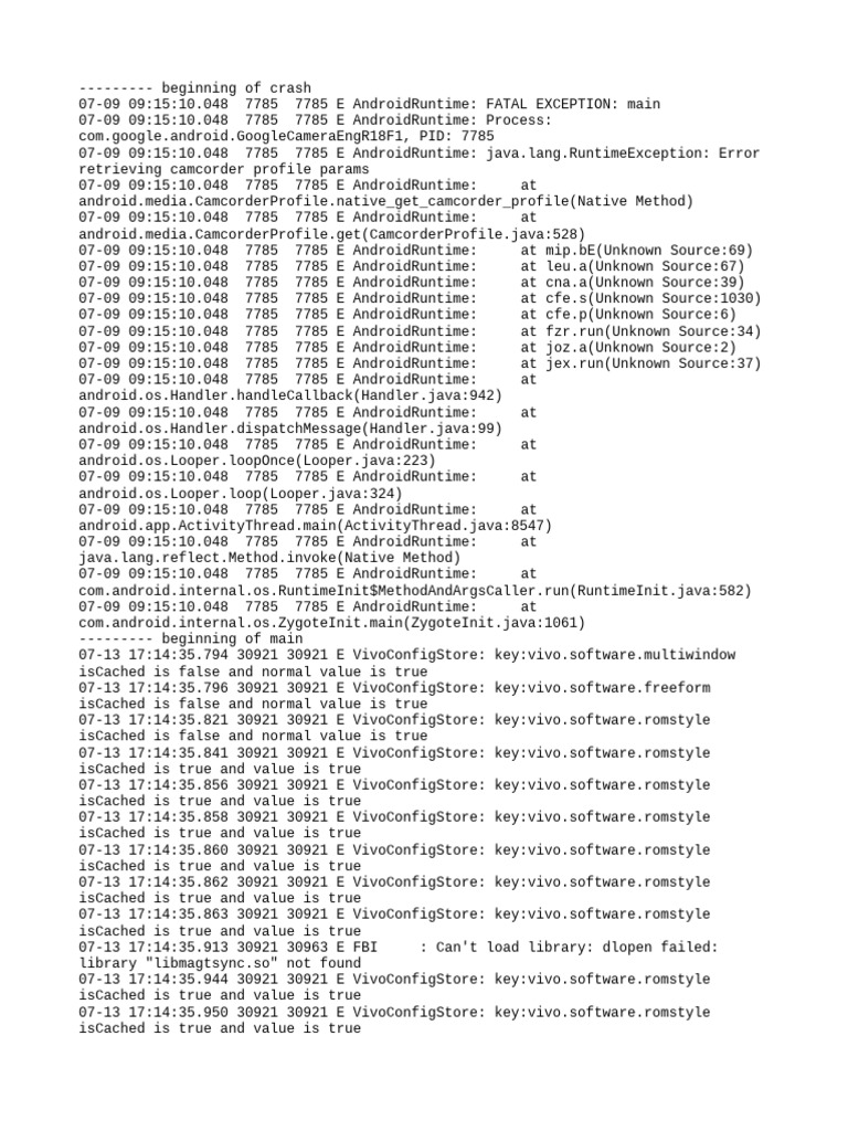 Log Cat 1720865675700 | PDF | System Software | Operating System Technology