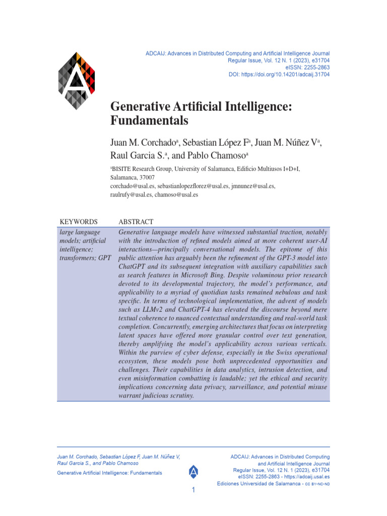 Generative Artificial Intelligence Fundamentals | PDF | Artificial ...