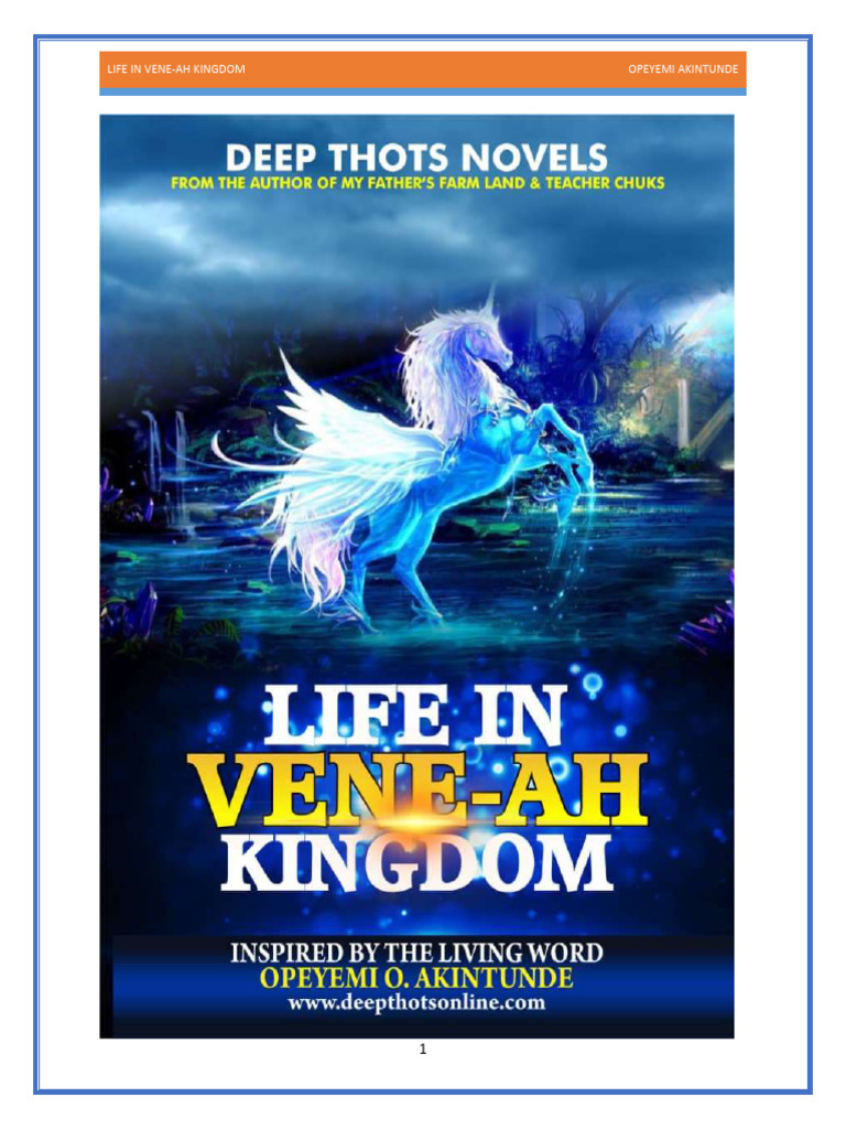 Life in Vene-Ah Kingdom Opeyemi Akintunde | PDF | Jesus | Heaven