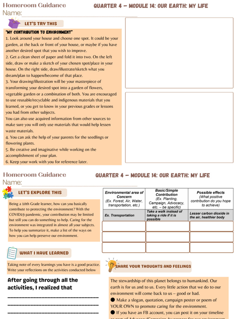 HGP Q3 MODULE 11 | PDF