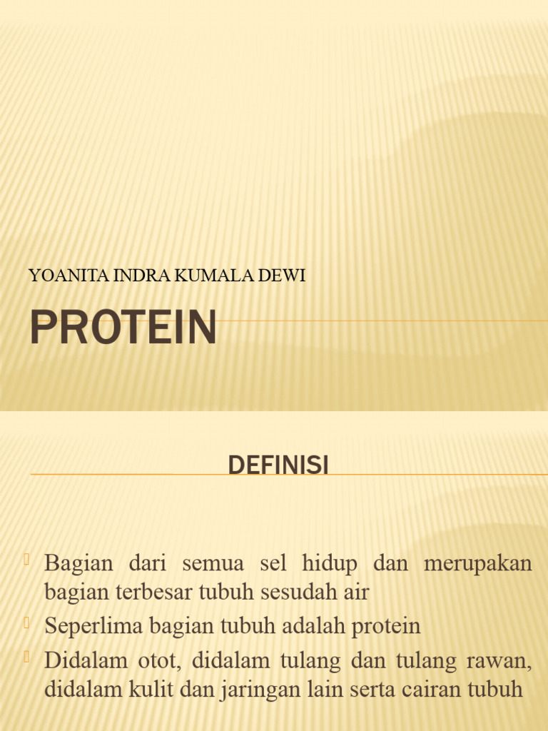 PROTEIN Dan Lemak | PDF