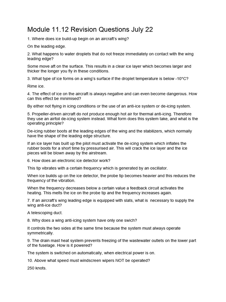 CAT A Module 11.12 Questions | PDF | Home & Garden