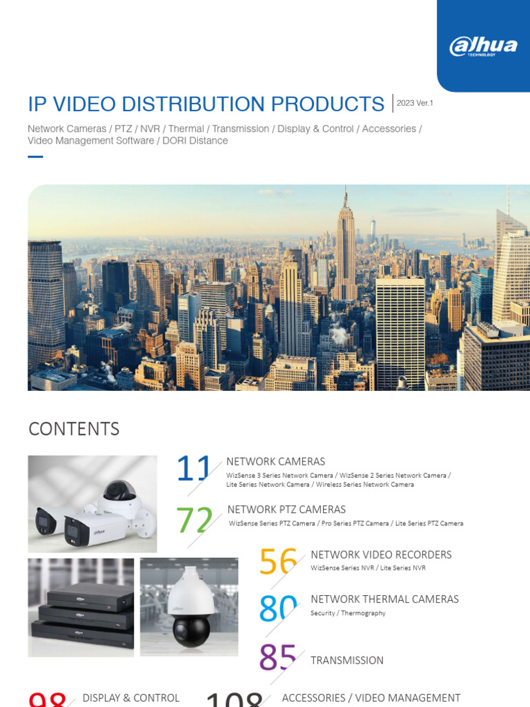 Catalog Dahua IP Video Distribution Products V1.0 en 202302 (138P ...