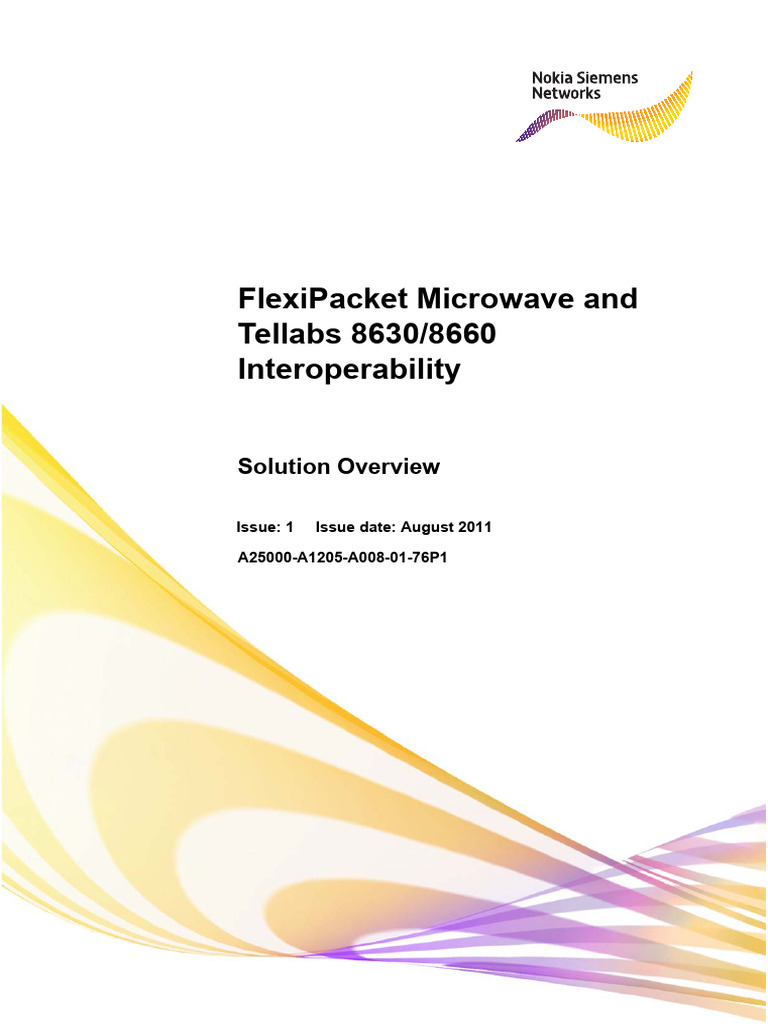 Tellabs Solution Overview | PDF | Quality Of Service | Computer Network