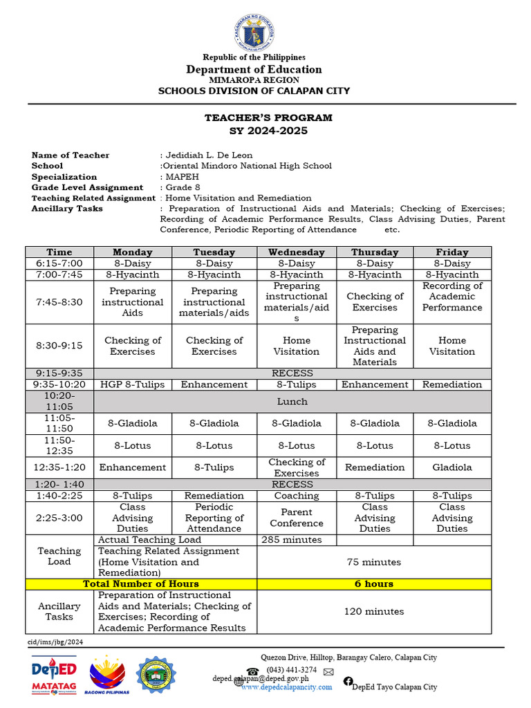 JED-Teachers-Program-in-MATATAG | PDF | Teaching | Philippines