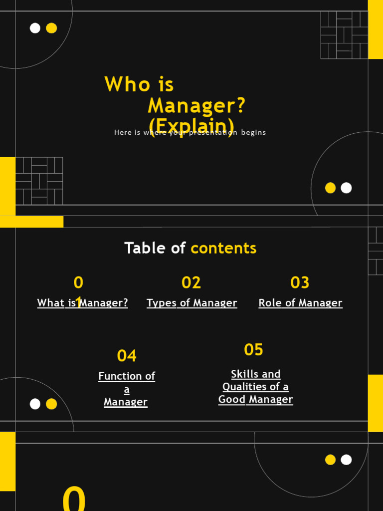 ELECSS 2 Lesson 3. Roles and Function of A Manager | PDF | Leadership ...