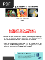 Factores CHATTO en la seguridad alimentaria | PDF | Cocina, comidas y ...