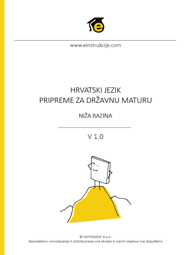 Hrvatski B Razina Einstrukcije | PDF